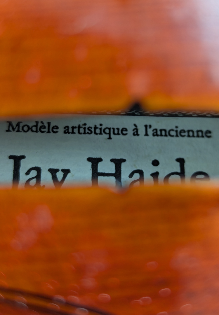 PS/ 156 NEW Jay Haide “A L’Ancienne” Guarneri model 4/4 violin. Sound ...