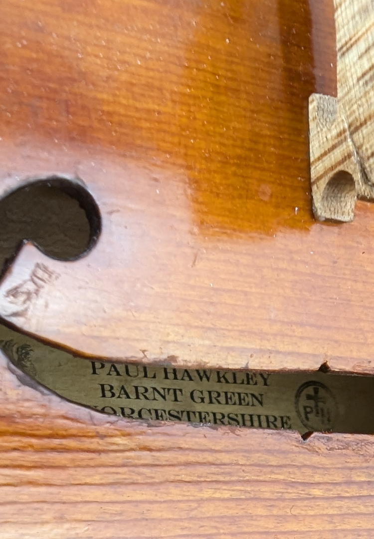 CSM01/ 07 NEW 4/4 violin. English Handmade by Paul Hawkley. Sound ...